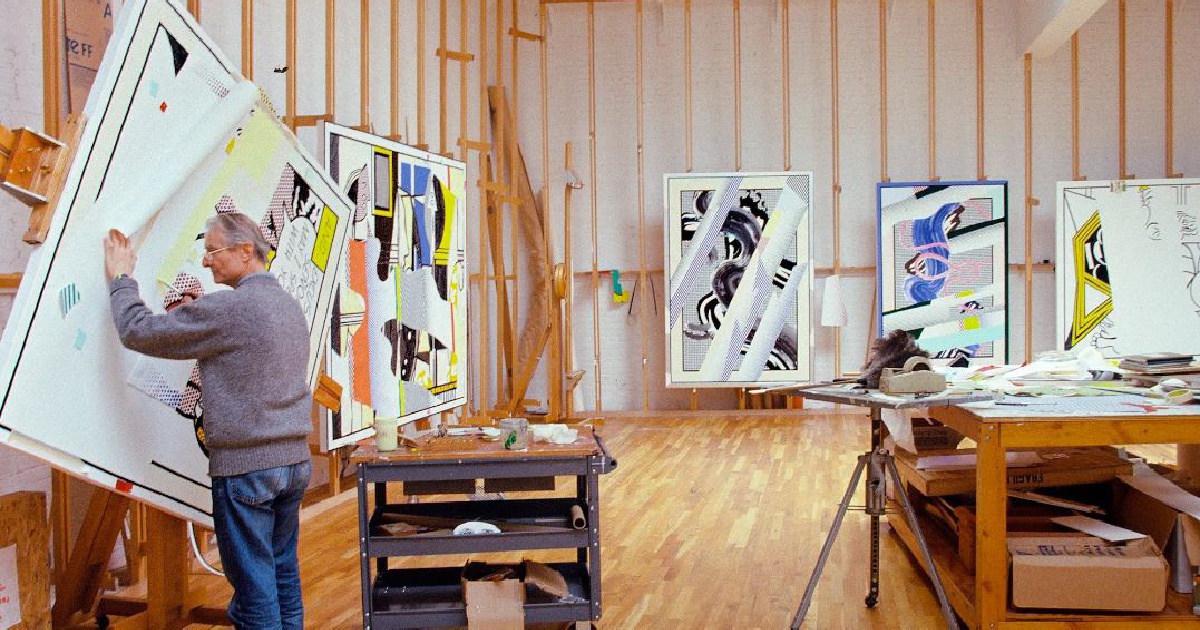 Bob Adelman Photographs of Roy Lichtenstein’s Manhattan Studio Donated ...